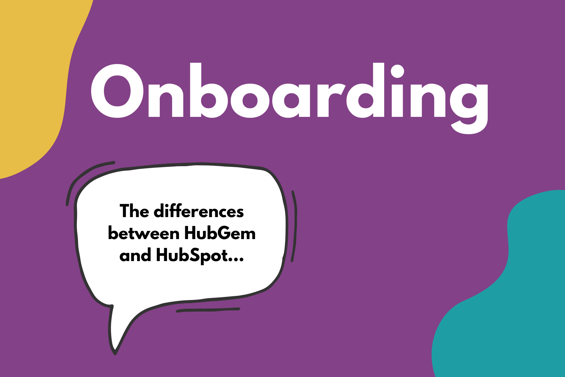 What are the differences between Onboarding with HubGem and HubSpot?